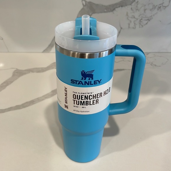 Stanley | Dining | Stanley 3 Oz Pool Bright Blue Flowstate Quencher H20 ...